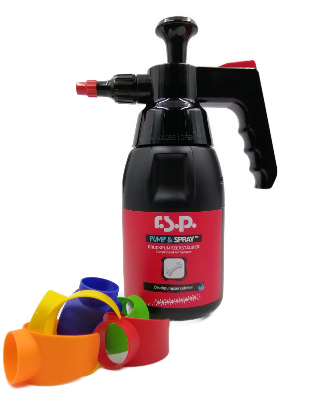 Pump & Spray Bottle 1L - Professional Bike Cleaning Sprayer | r.s.p.