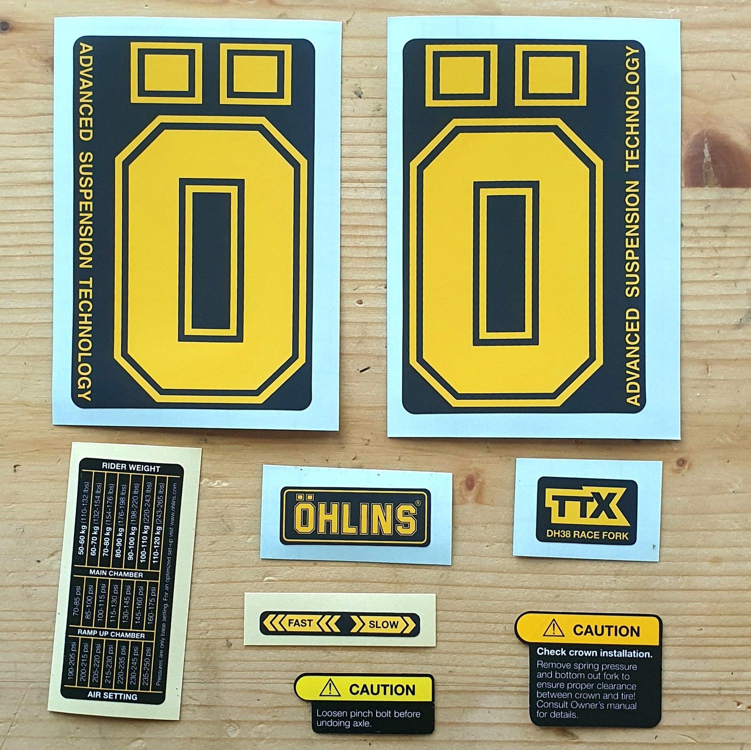 Öhlins Sticker Kits